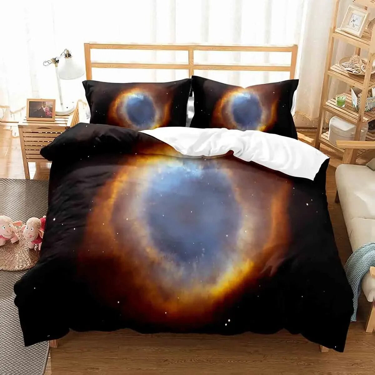 Hubble Image Duvet Cover Vast Starry Sky Bedding Set Bright Universe ...