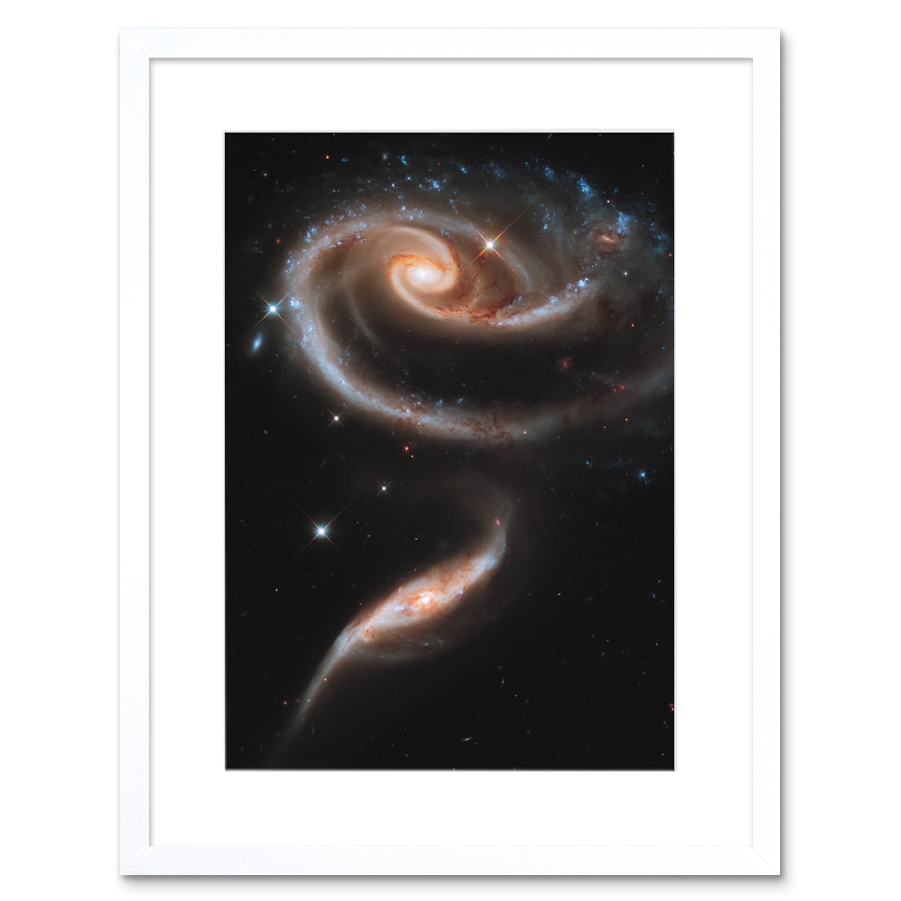 Hubble Space Telescope Image 21st Anniversary A Rose Made Of ...