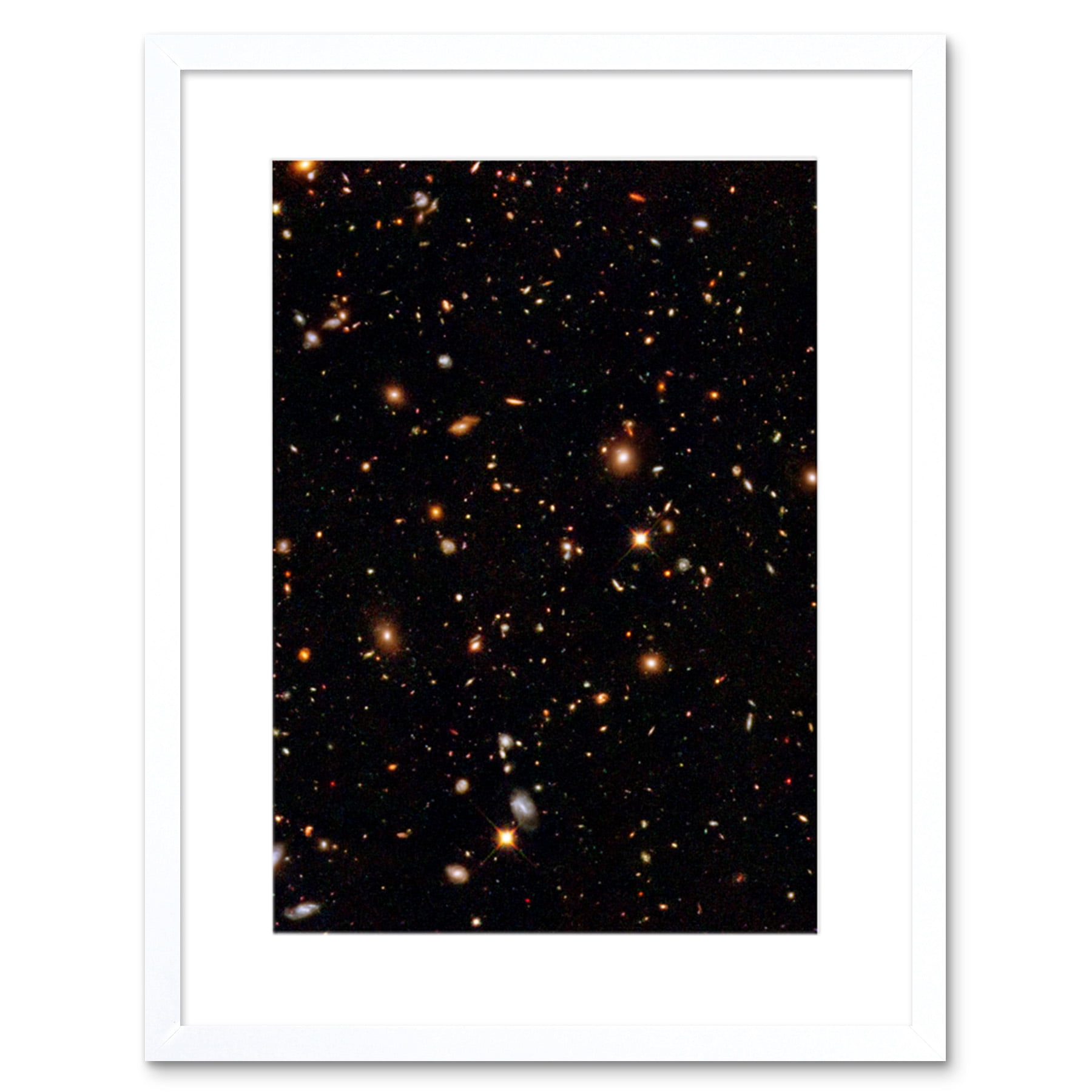 Hubble Space Telescope Image A Look Into The Universe's Past Ultra Deep Field Near Infrared View ...