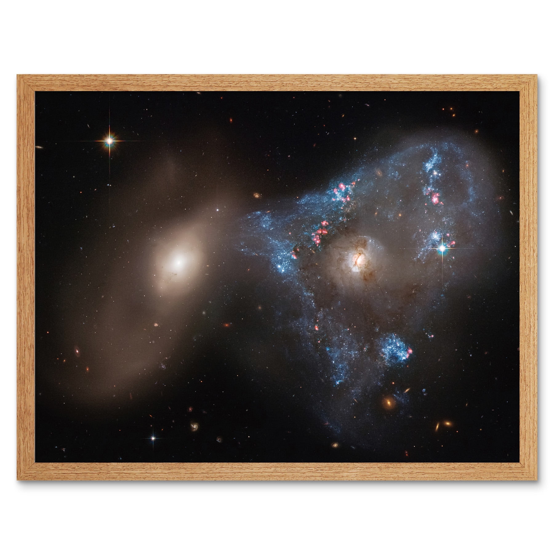 Hubble Space Telescope Image ARP 143 Cosmic Battle In A Spectacular ...