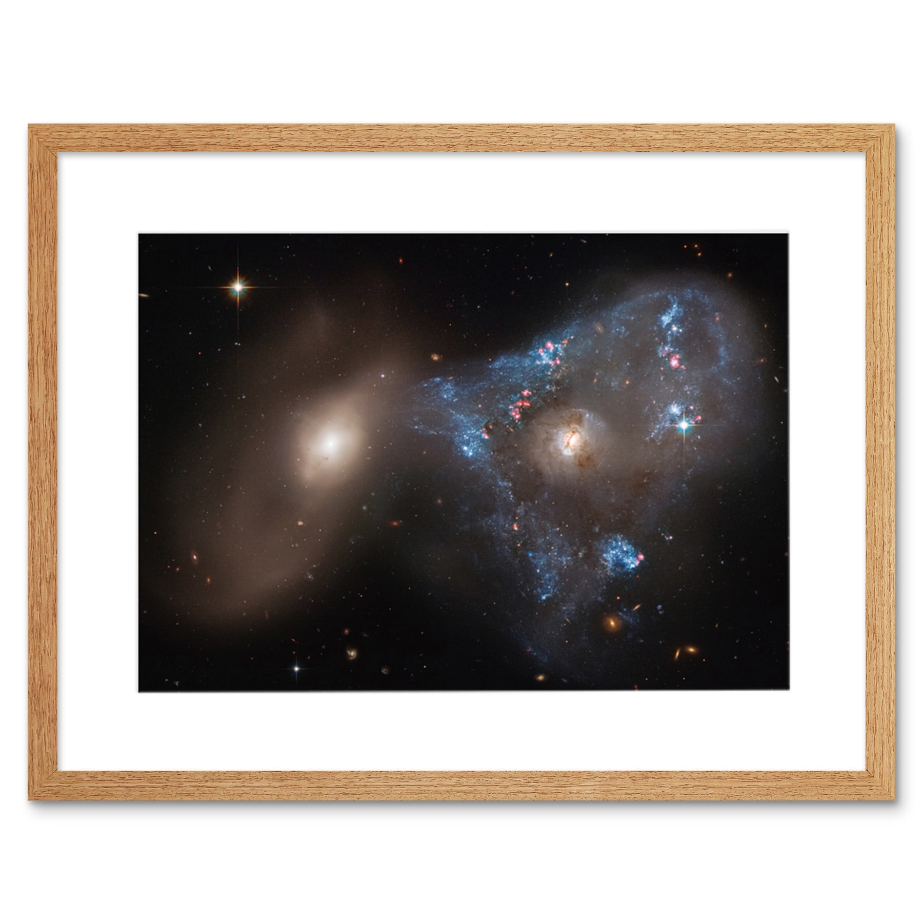 Hubble Space Telescope Image ARP 143 Cosmic Battle In A Spectacular ...