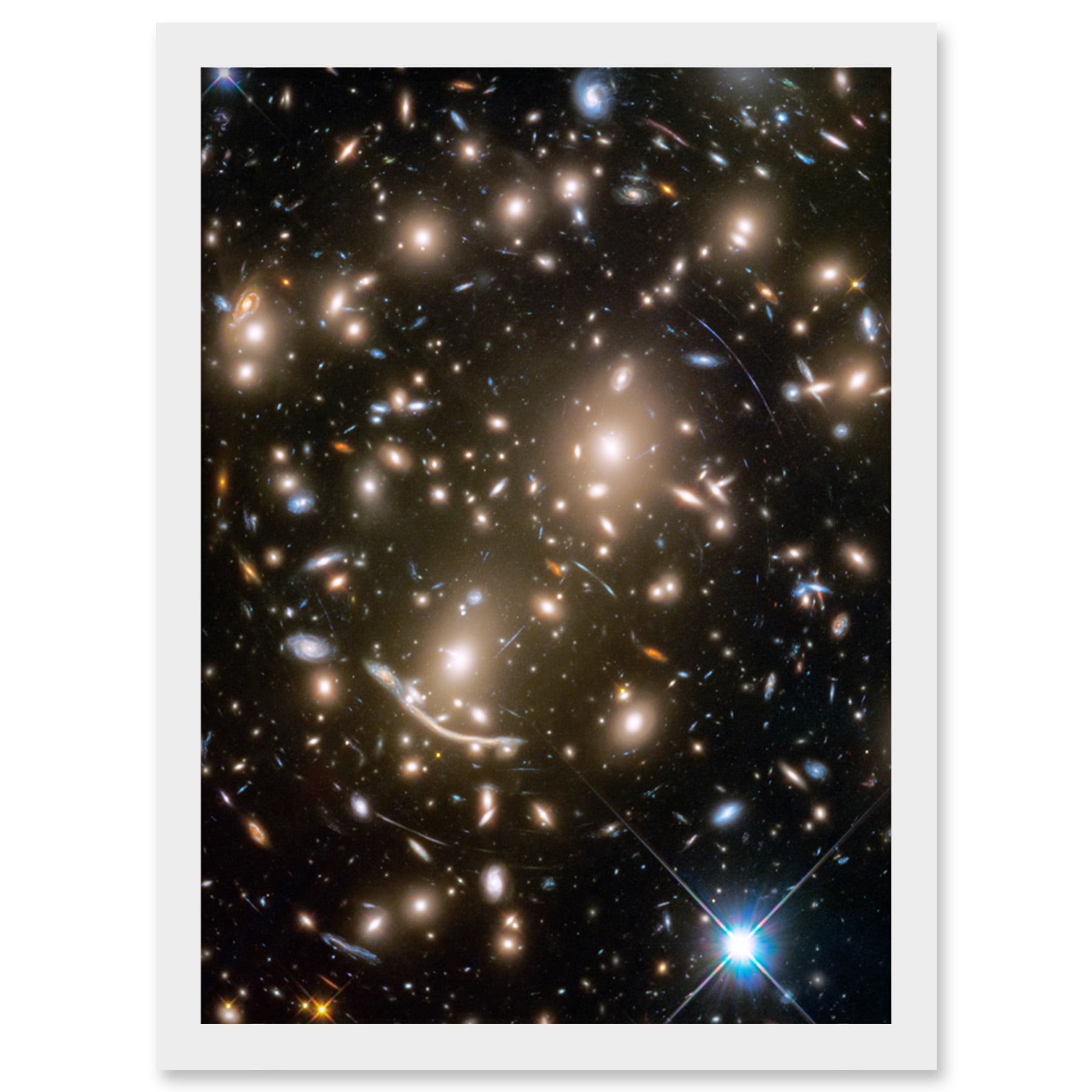 Hubble Space Telescope Image Abell 370 Galaxy Cluster NASA's Great ...