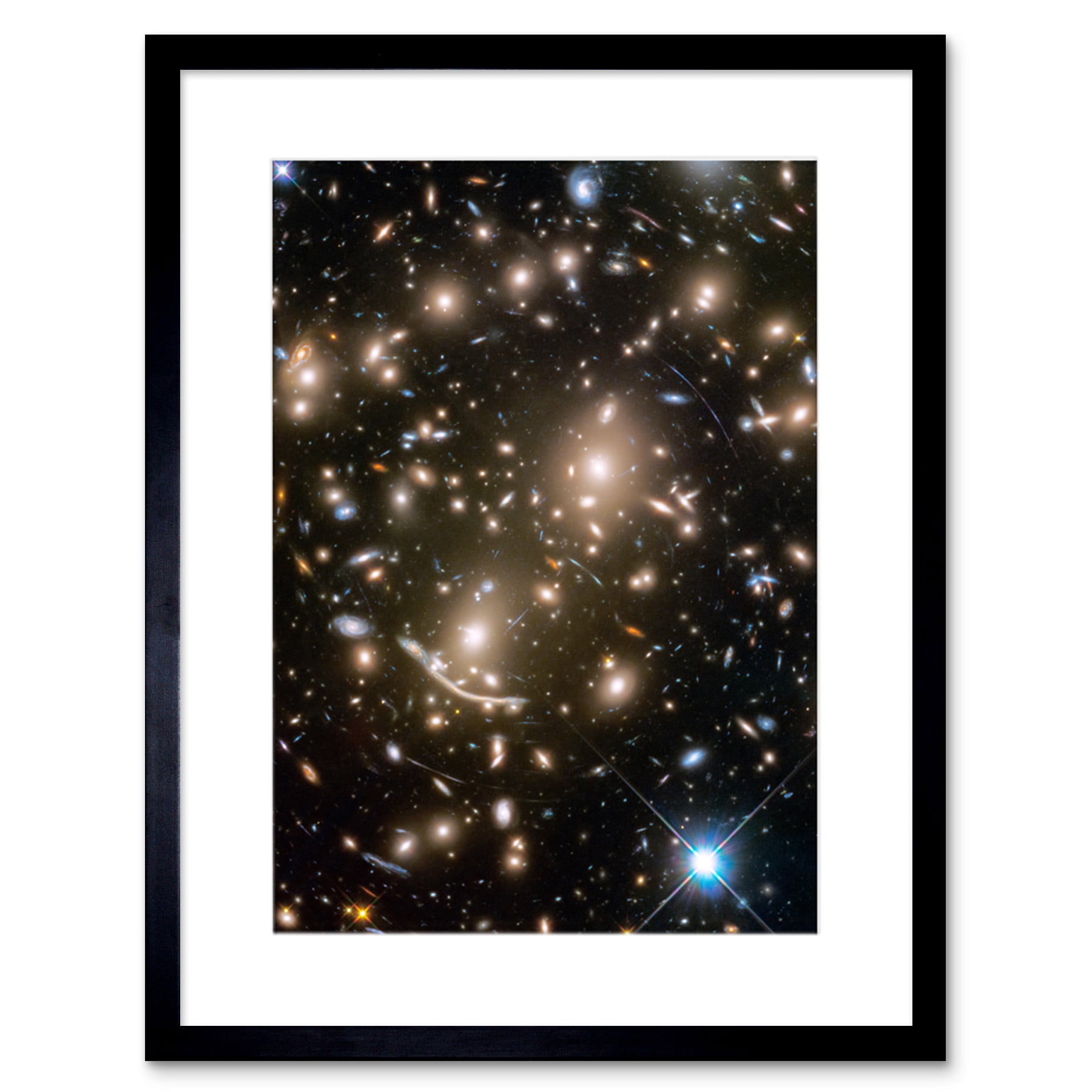 Hubble Space Telescope Image Abell 370 Galaxy Cluster NASA's Great ...