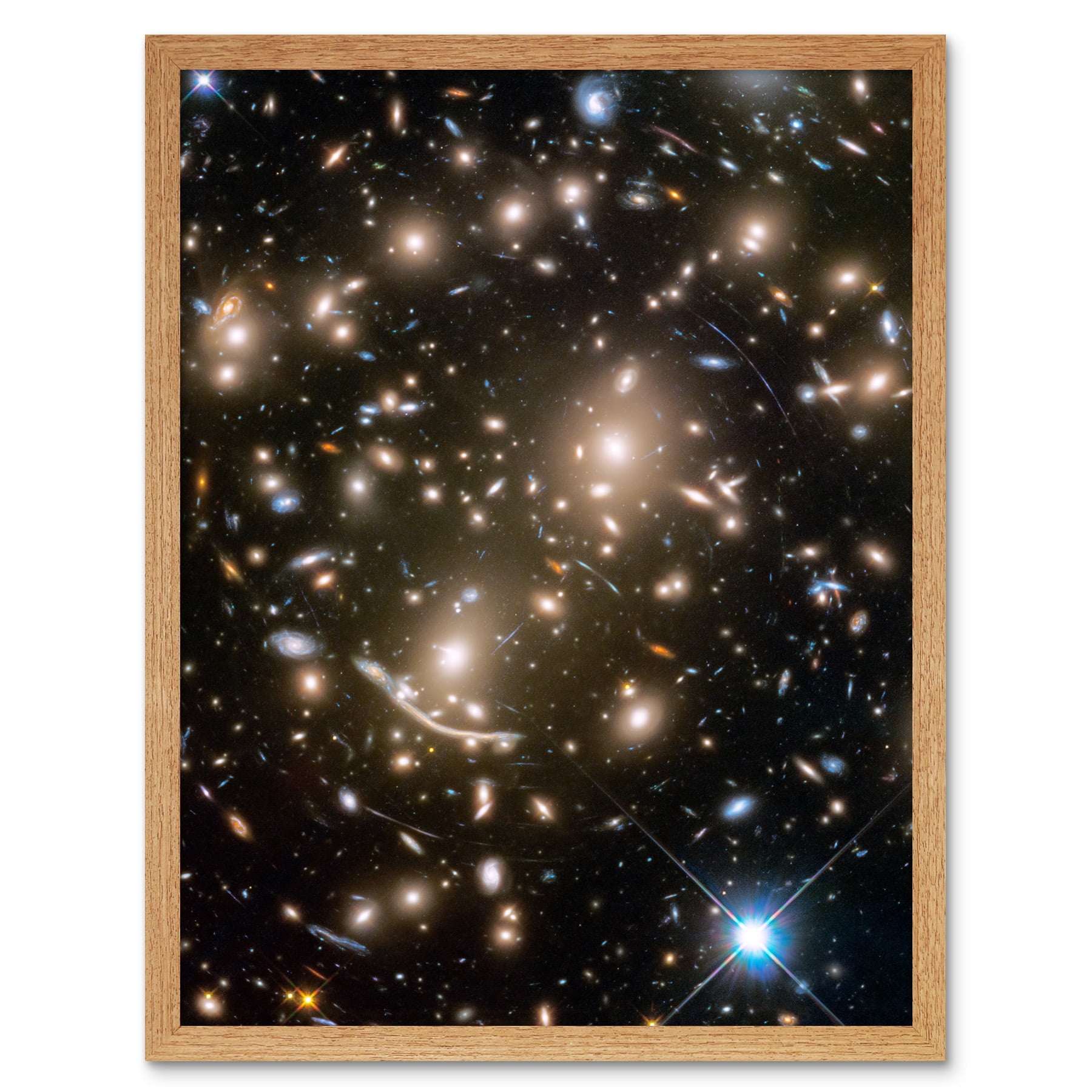 Hubble Space Telescope Image Abell 370 Galaxy Cluster NASA's Great ...