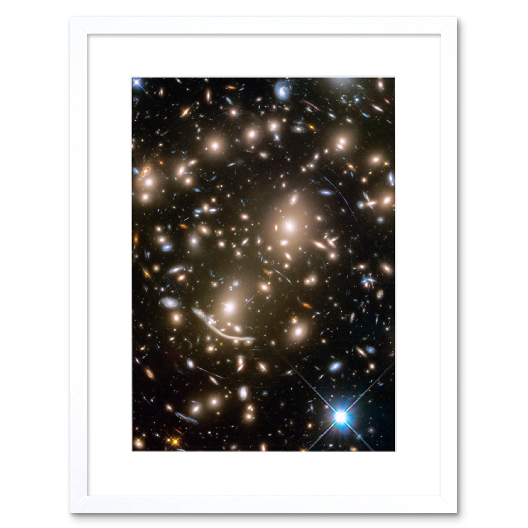 Hubble Space Telescope Image Abell 370 Galaxy Cluster NASA's Great ...