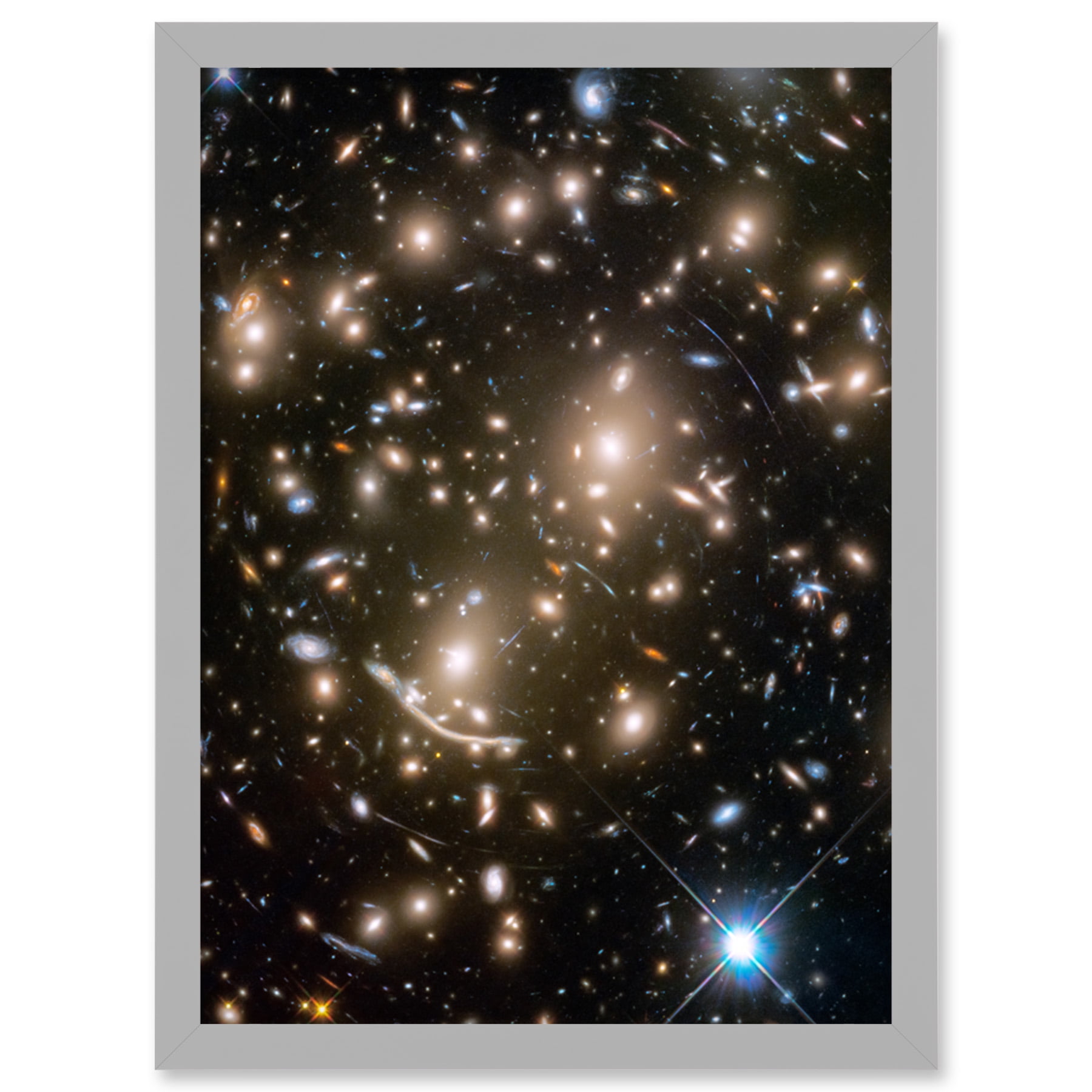 Hubble Space Telescope Image Abell 370 Galaxy Cluster NASA's Great ...