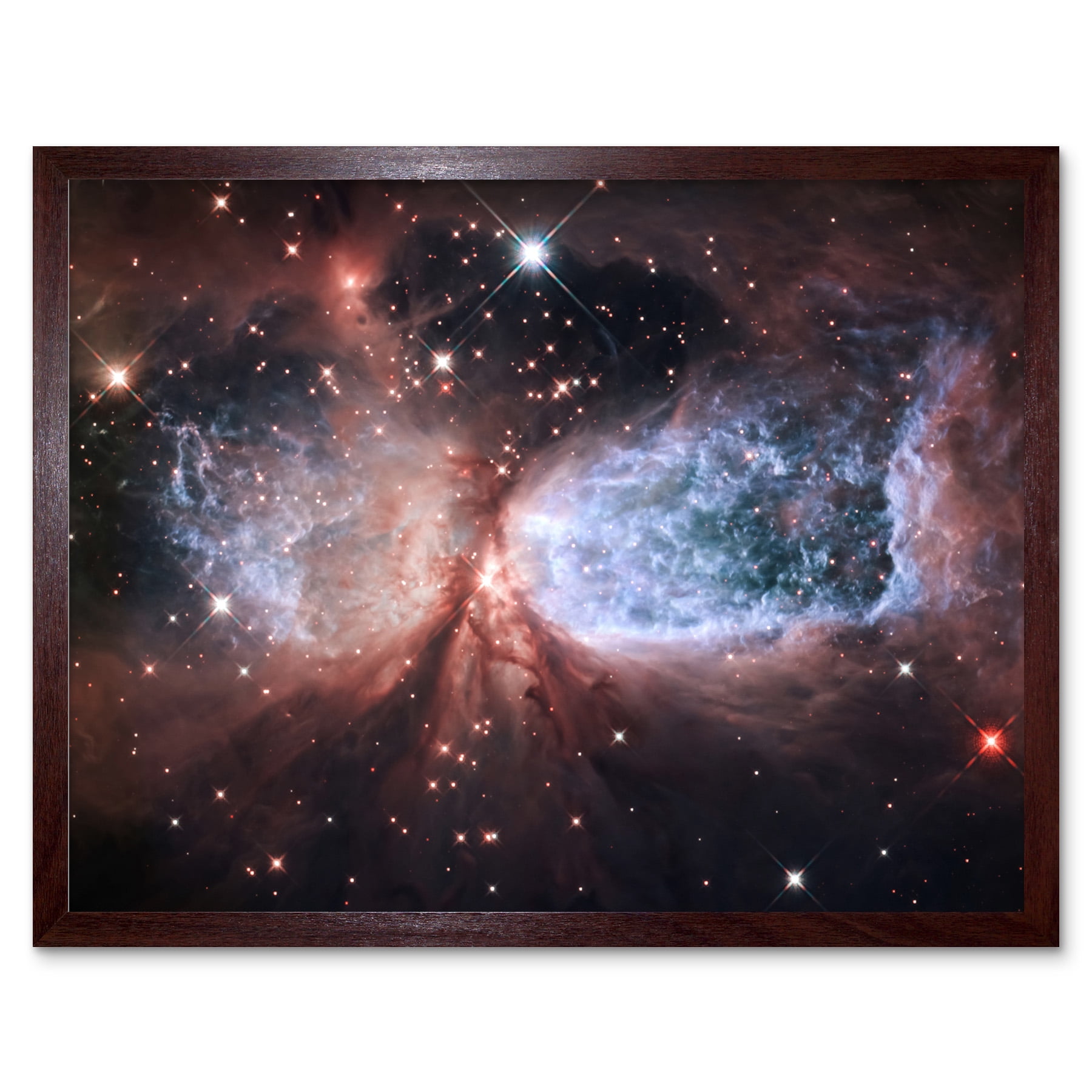 Hubble Space Telescope Image Bipolar Stellar Nursery Region S106 Nebula ...