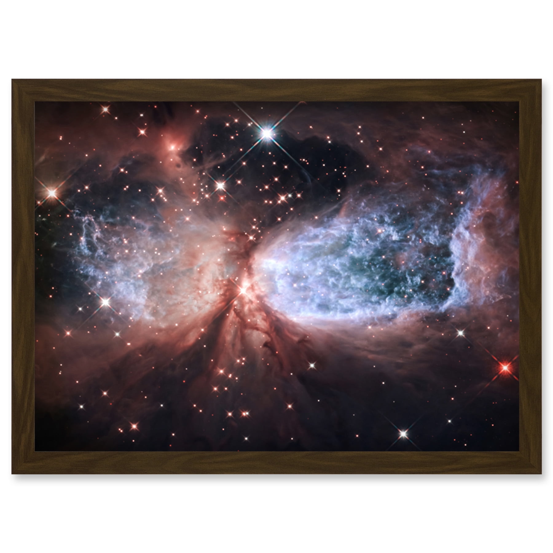 Hubble Space Telescope Image Bipolar Stellar Nursery Region S106 Nebula ...