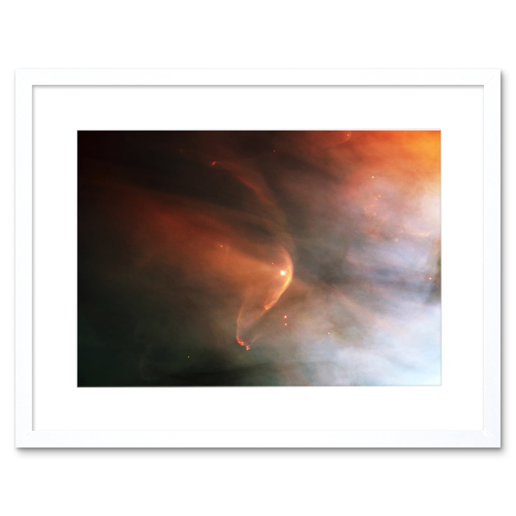Hubble Space Telescope Image Bow Shock Near Young Star LL Ori In Orion ...