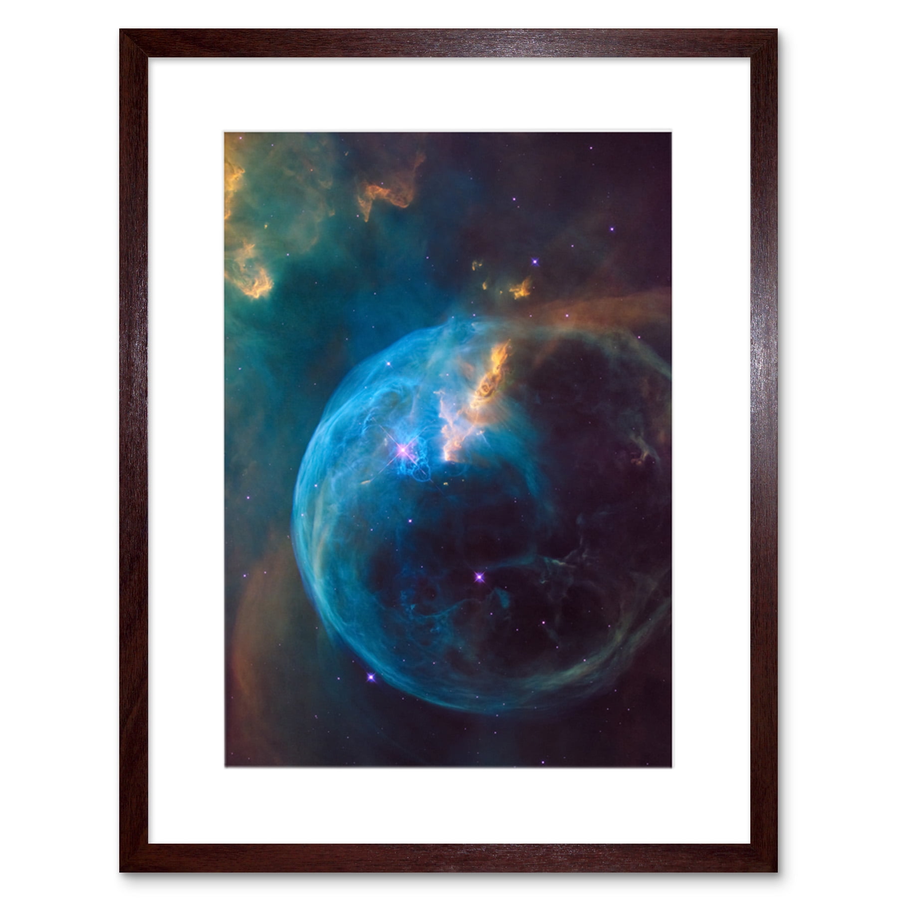 Hubble Space Telescope Image Bubble Nebula NGC 7635 Spherical Blue ...