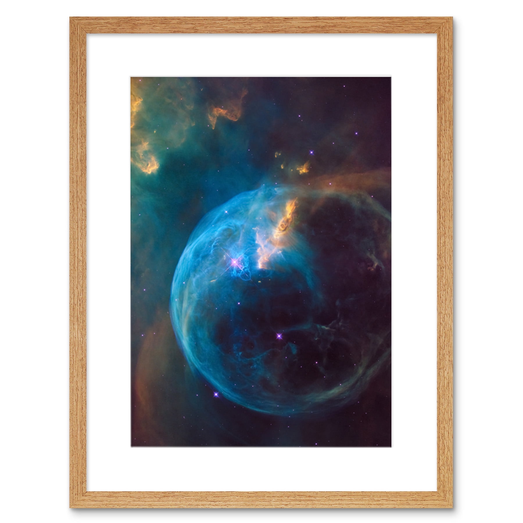 Hubble Space Telescope Image Bubble Nebula NGC 7635 Spherical Blue ...