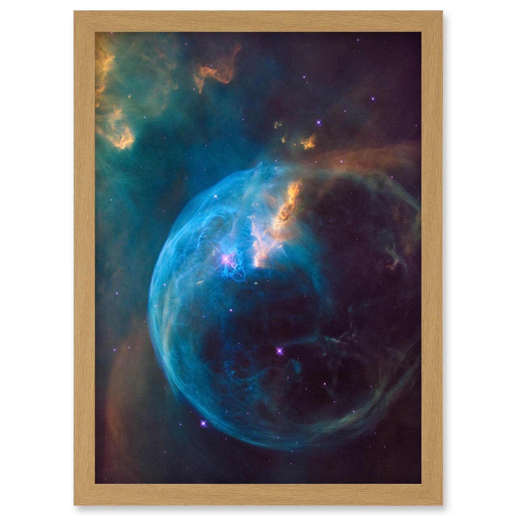 Hubble Space Telescope Image Bubble Nebula NGC 7635 Spherical Blue ...