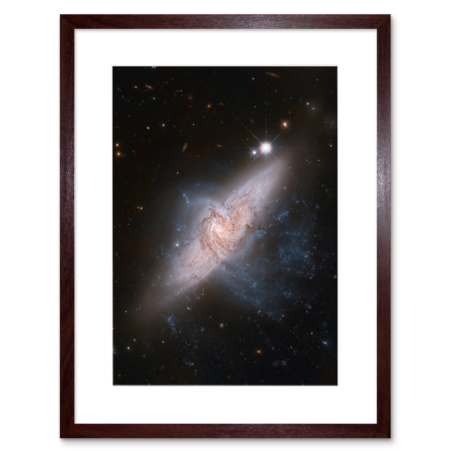 Hubble Space Telescope Image Chance Alignment Between Galaxies Mimics A ...
