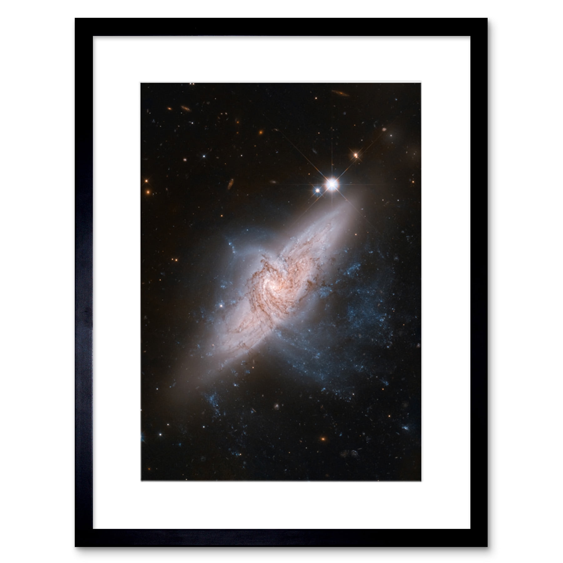 Hubble Space Telescope Image Chance Alignment Between Galaxies Mimics A ...