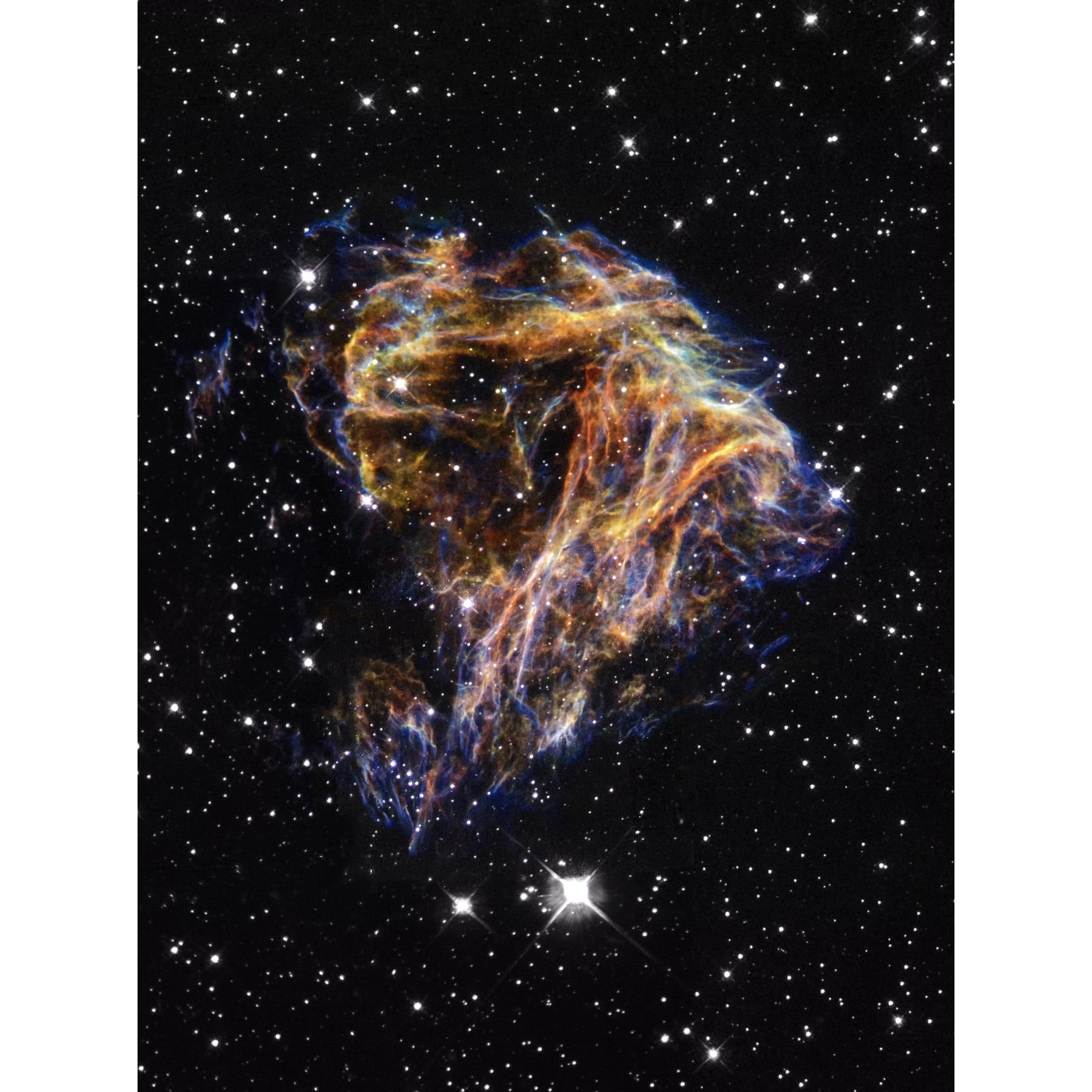 Hubble Space Telescope Image Colourful Sheets Of Debris From The ...