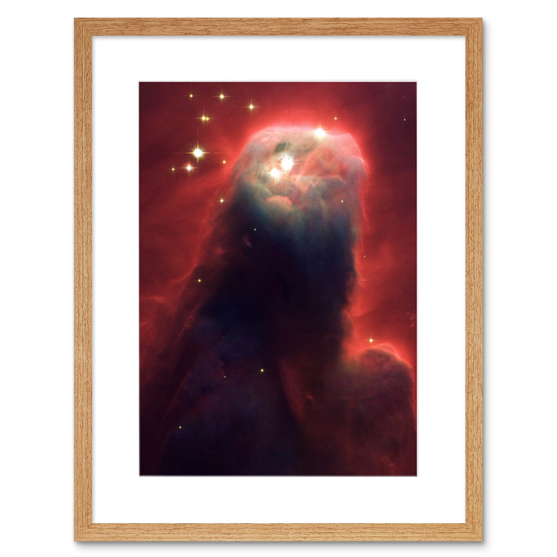 Hubble Space Telescope Image Cone Nebula NGC 2264 Large Red Blue Pillar ...