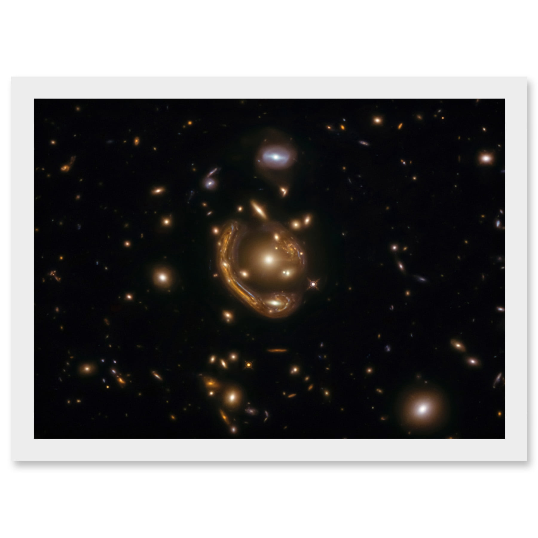 Hubble Space Telescope Image Einstein Molten Ring Galaxy Phenomenon ...