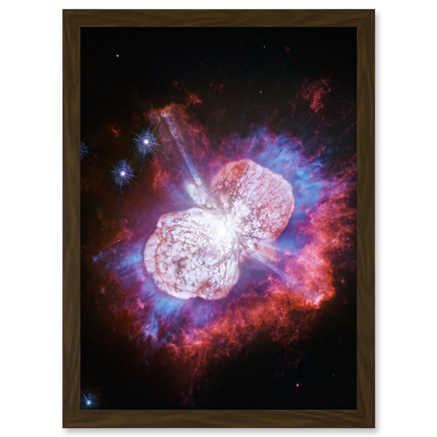 Hubble Space Telescope Image Eta Carinae Petulant Star Red Blue Bipolar ...