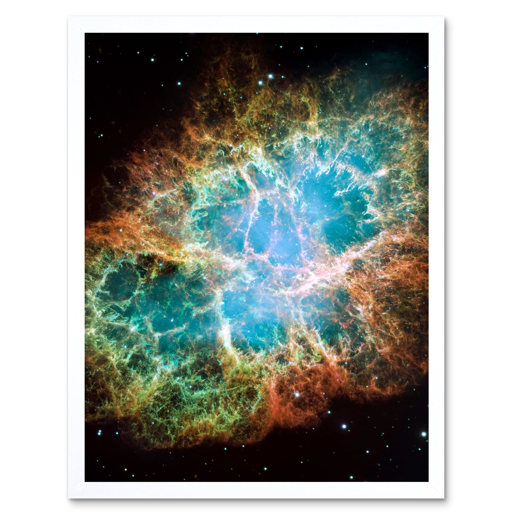Hubble Space Telescope Image Giant Mosaic Of Crab Nebula Six Light Year ...