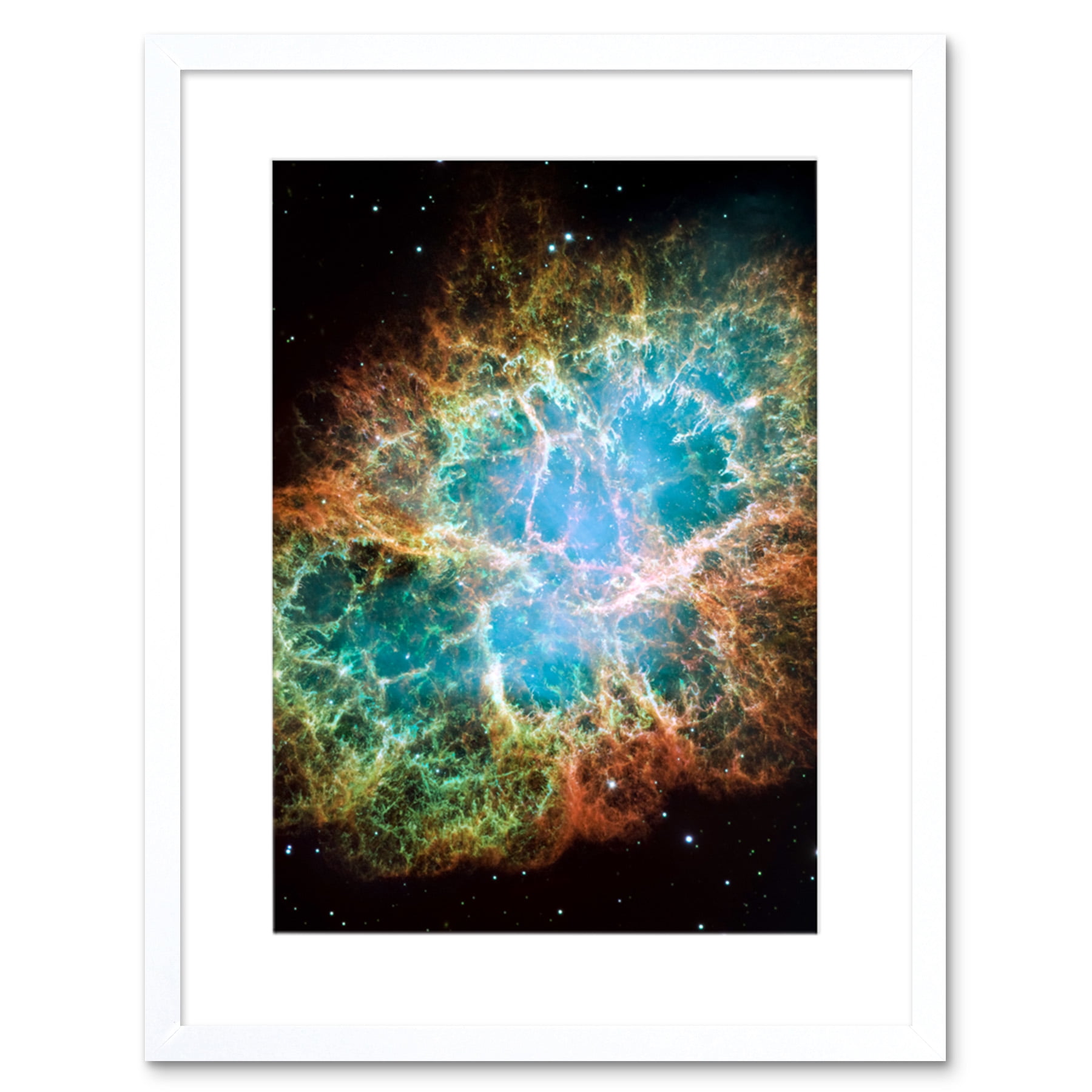 Hubble Space Telescope Image Giant Mosaic Of Crab Nebula Six Light Year ...