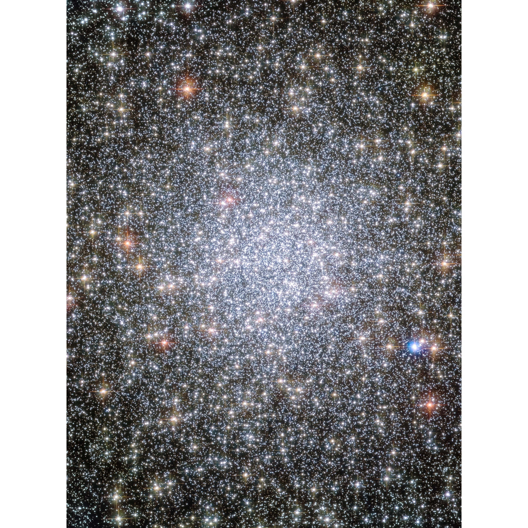Hubble Space Telescope Image Globular Cluster 47 Tucanae 3000 Bright White Dwarf Exodus From The ...