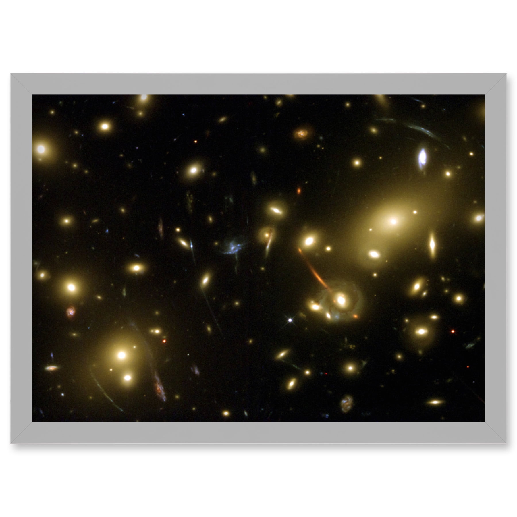 Hubble Space Telescope Image Gravity Galaxy Cluster Abell 2218 Giant ...