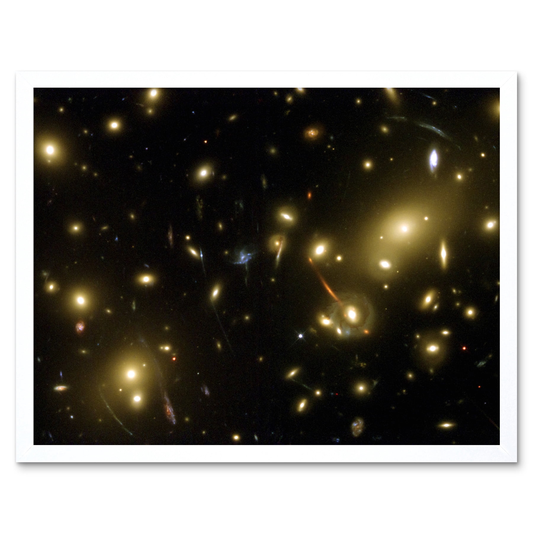 Hubble Space Telescope Image Gravity Galaxy Cluster Abell 2218 Giant ...