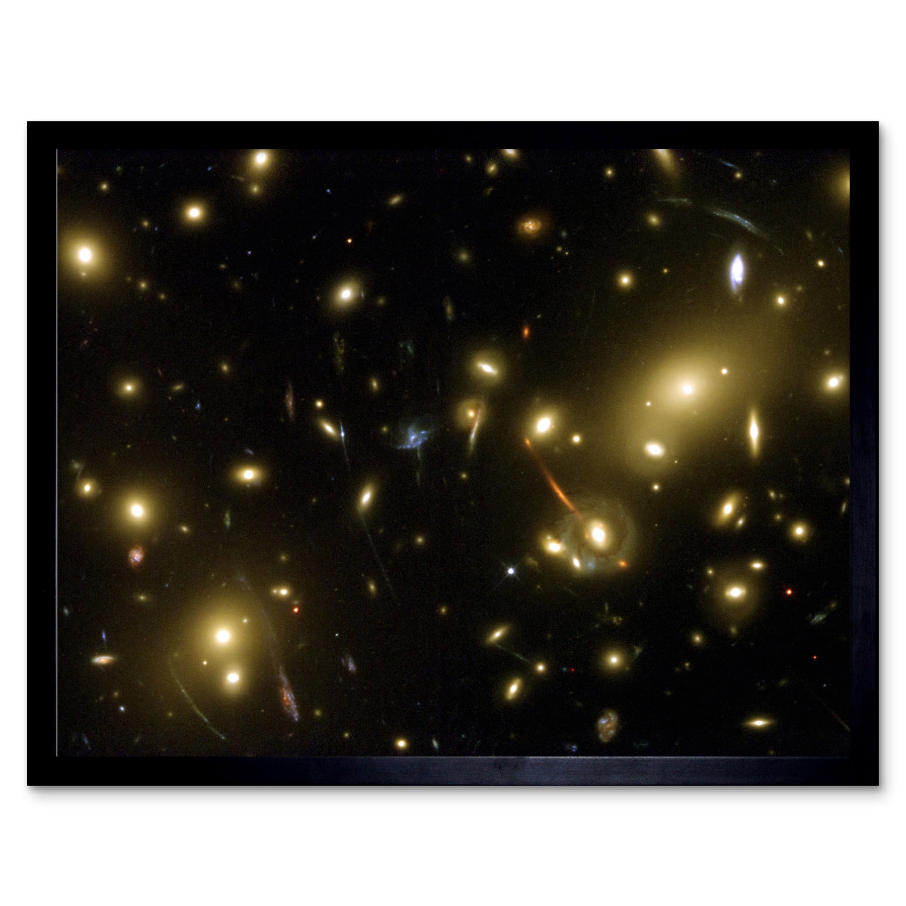 Hubble Space Telescope Image Gravity Galaxy Cluster Abell 2218 Giant ...