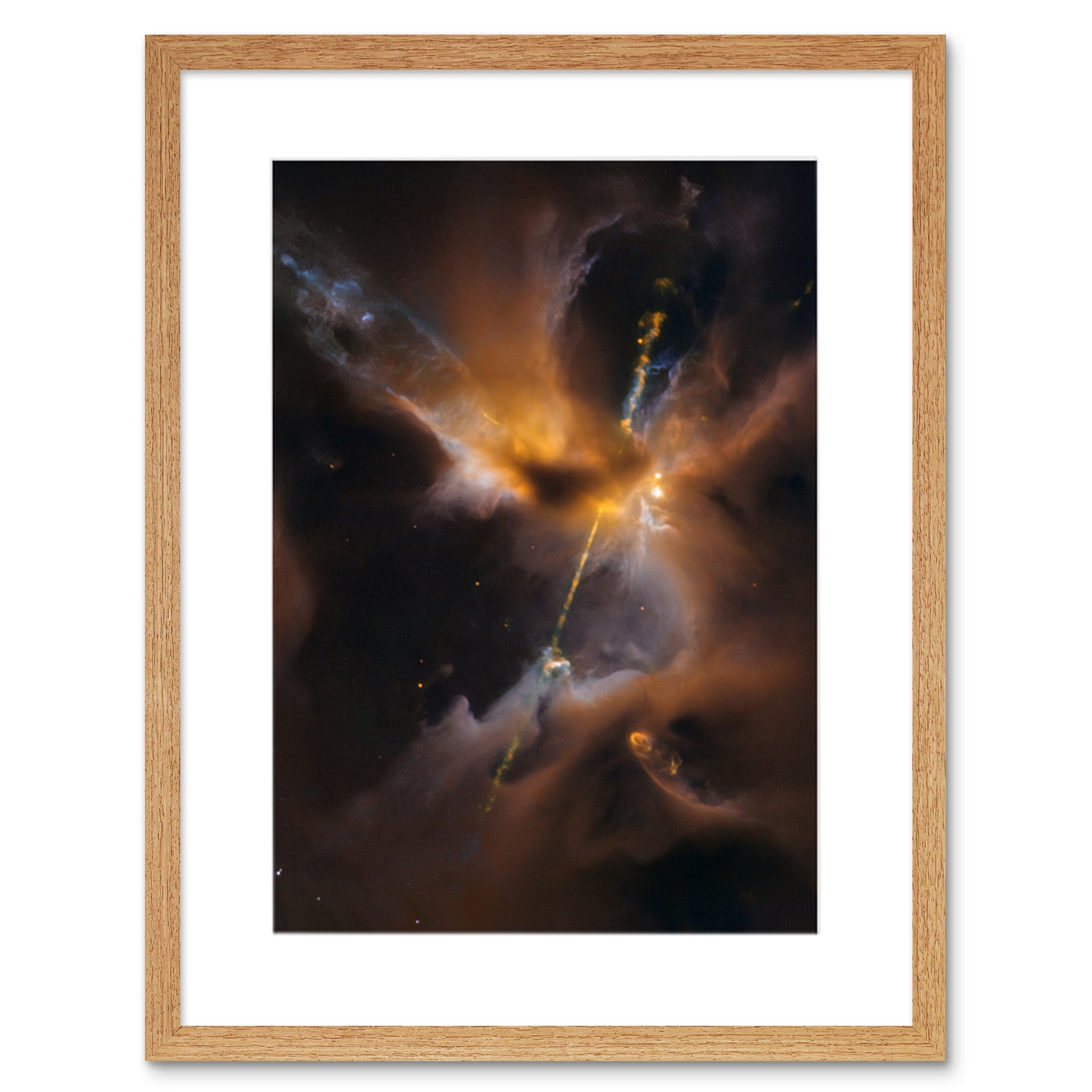 Hubble Space Telescope Image Herbig-Haro Jet HH 24 Celestial Lightsaber ...