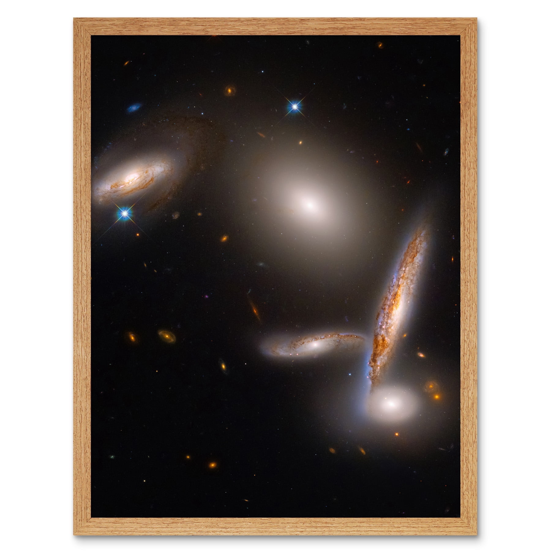 Hubble Space Telescope Image Hickson Compact Group 40 A Cosmic ...