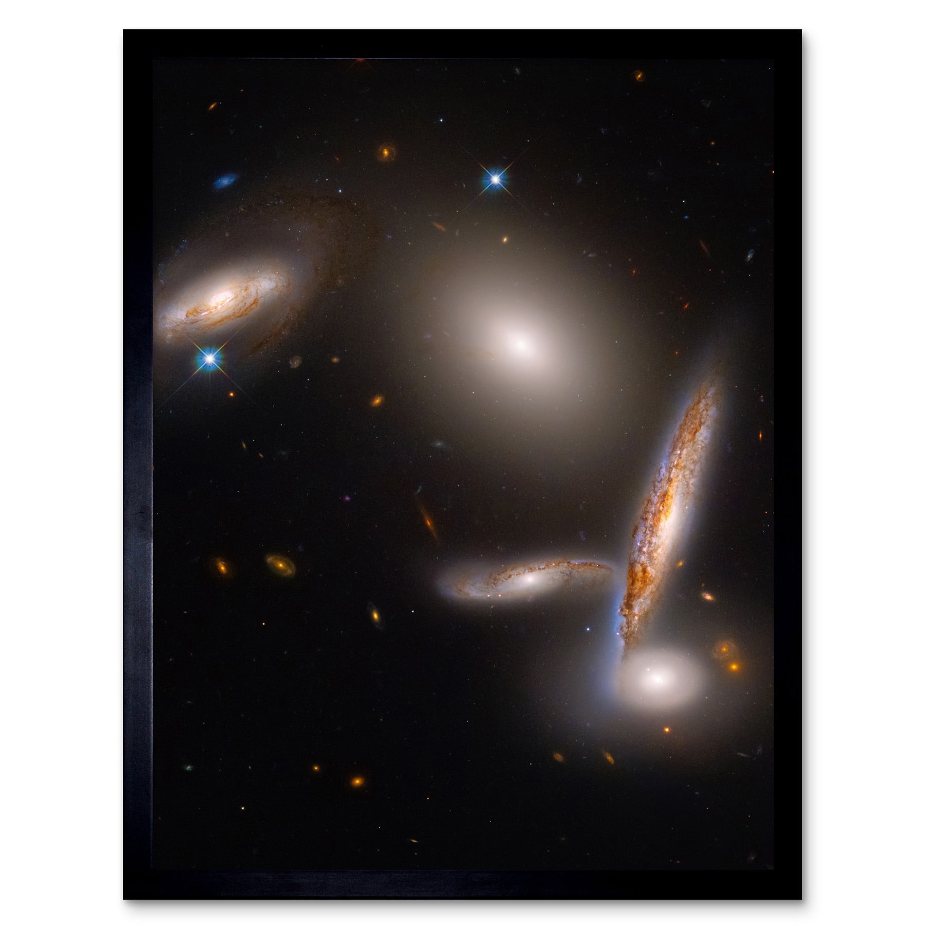 Hubble Space Telescope Image Hickson Compact Group 40 A Cosmic ...
