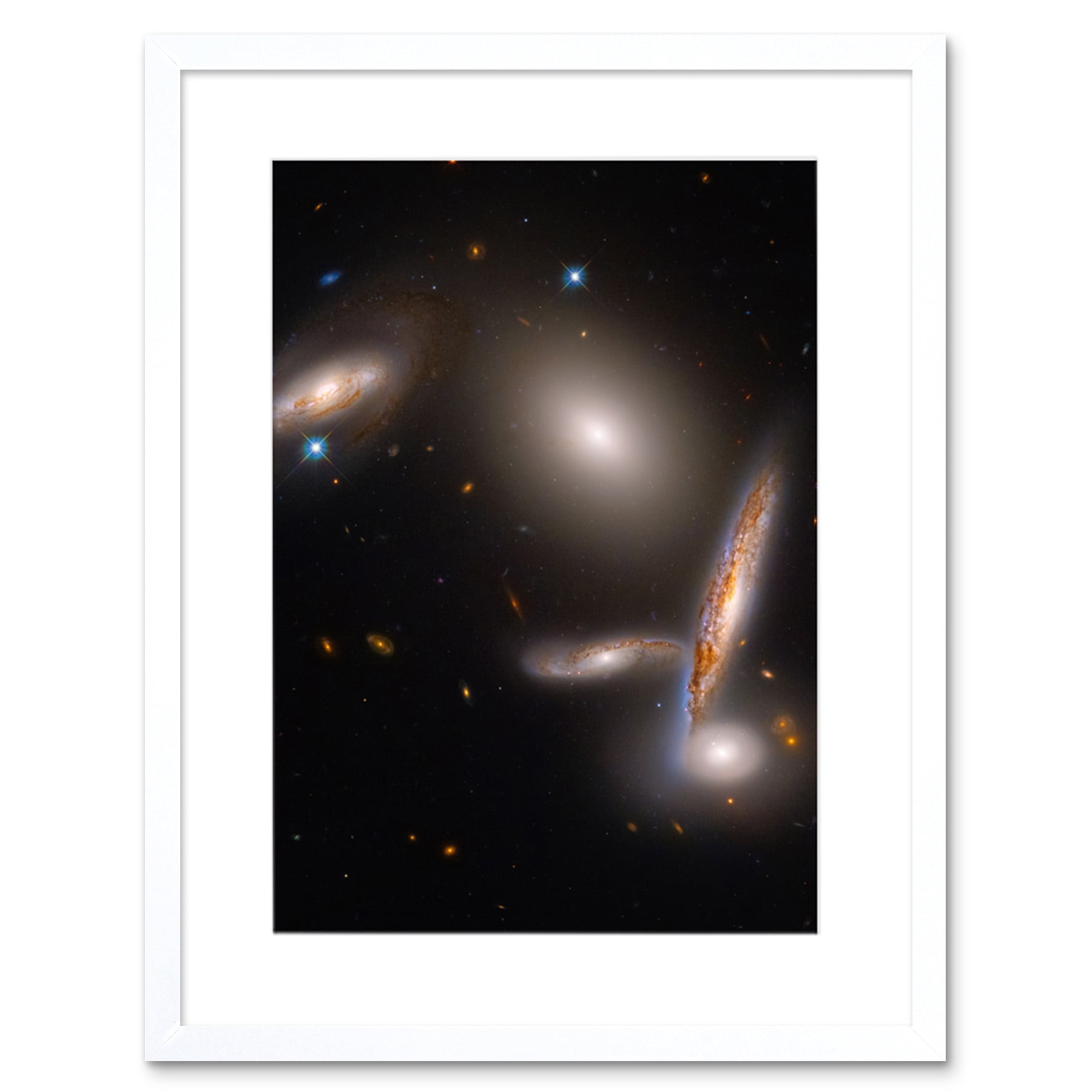 Hubble Space Telescope Image Hickson Compact Group 40 A Cosmic ...