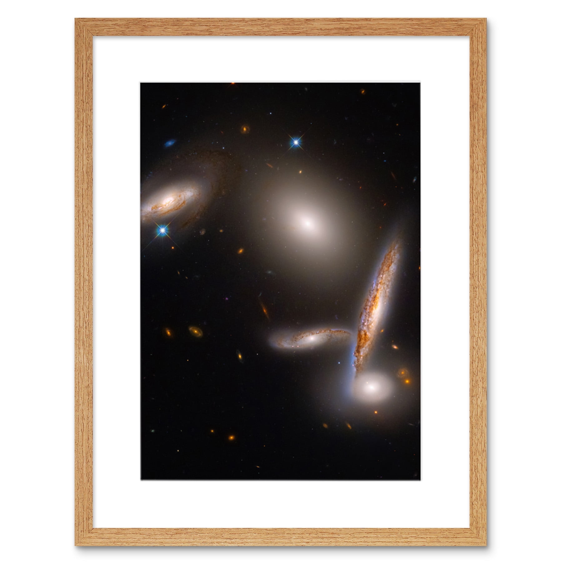 Hubble Space Telescope Image Hickson Compact Group 40 A Cosmic ...