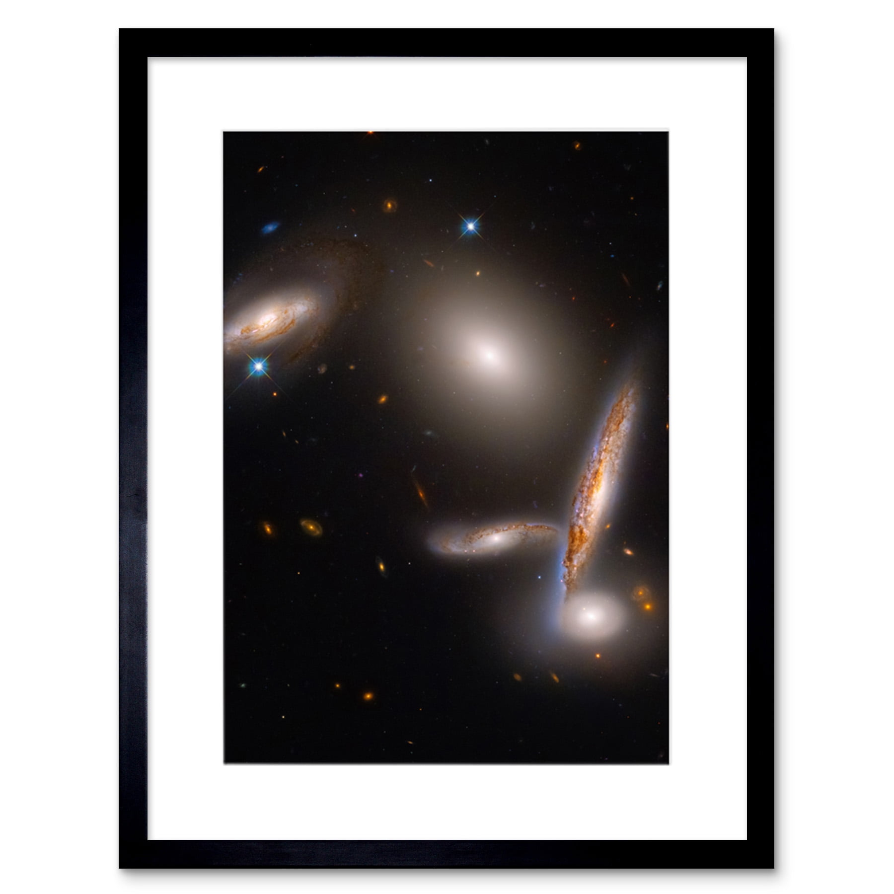 Hubble Space Telescope Image Hickson Compact Group 40 A Cosmic ...