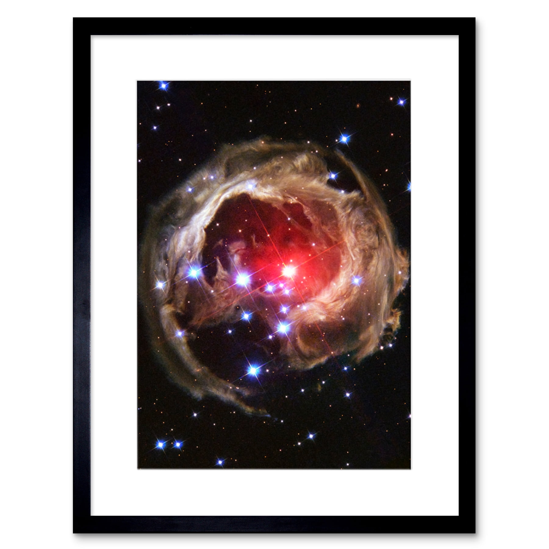 Hubble Space Telescope Image Light Echo Illuminates Dust Spiral Around ...