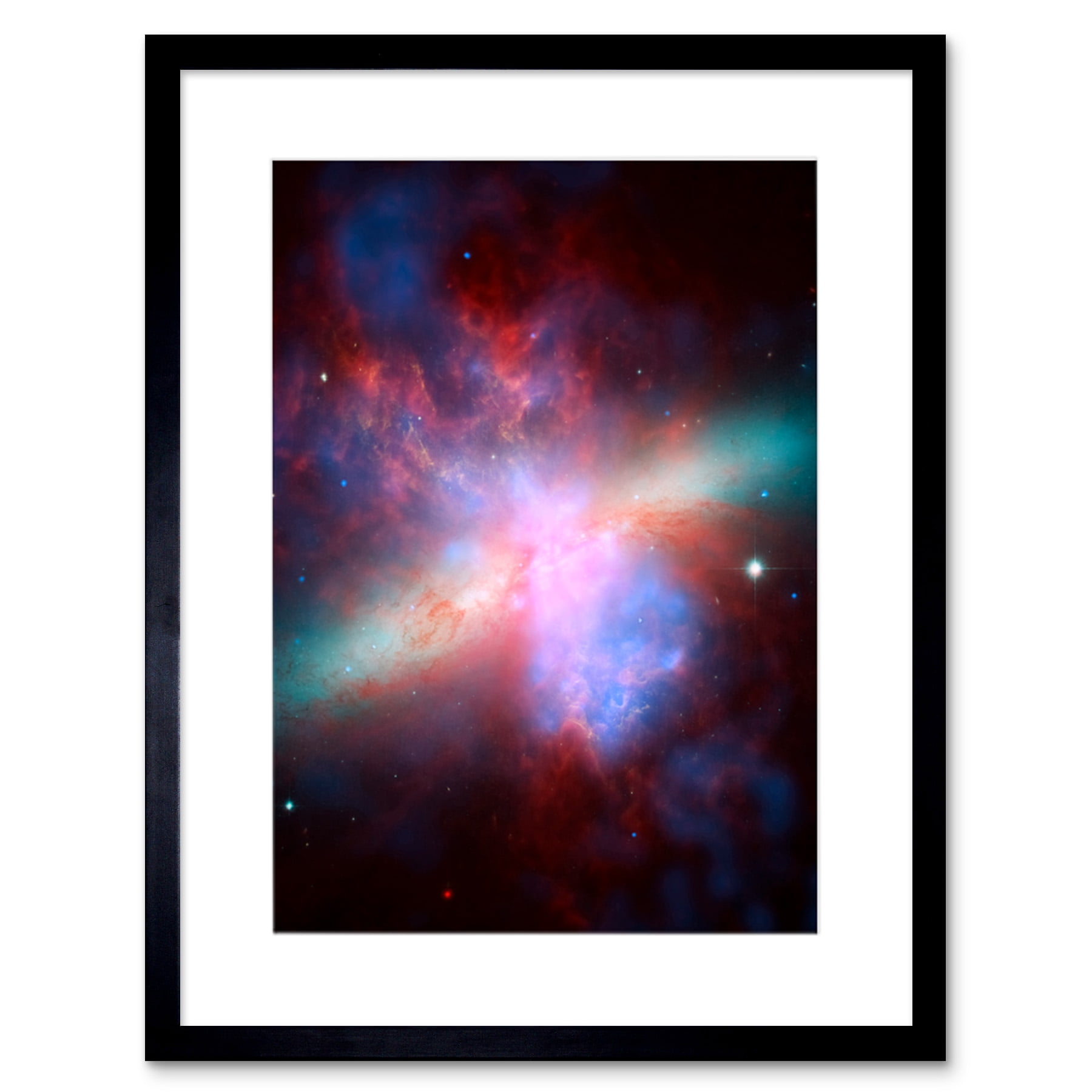 Hubble Space Telescope Image M82 Galaxy Collaboration Chandra And ...
