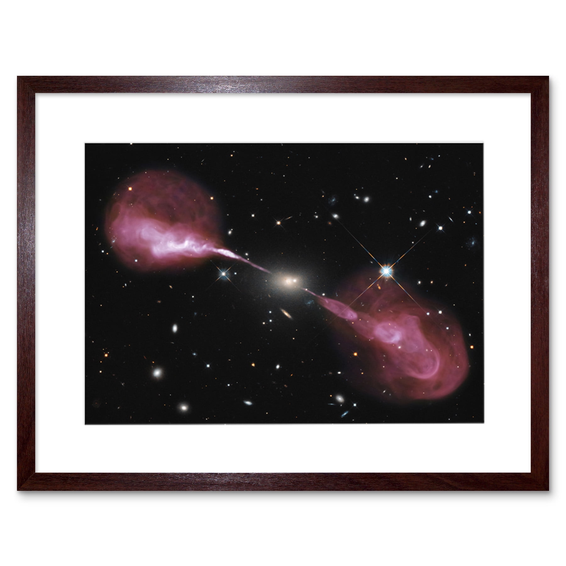 Hubble Space Telescope Image Multiwavelength Radio Galaxy Hercules Jets ...