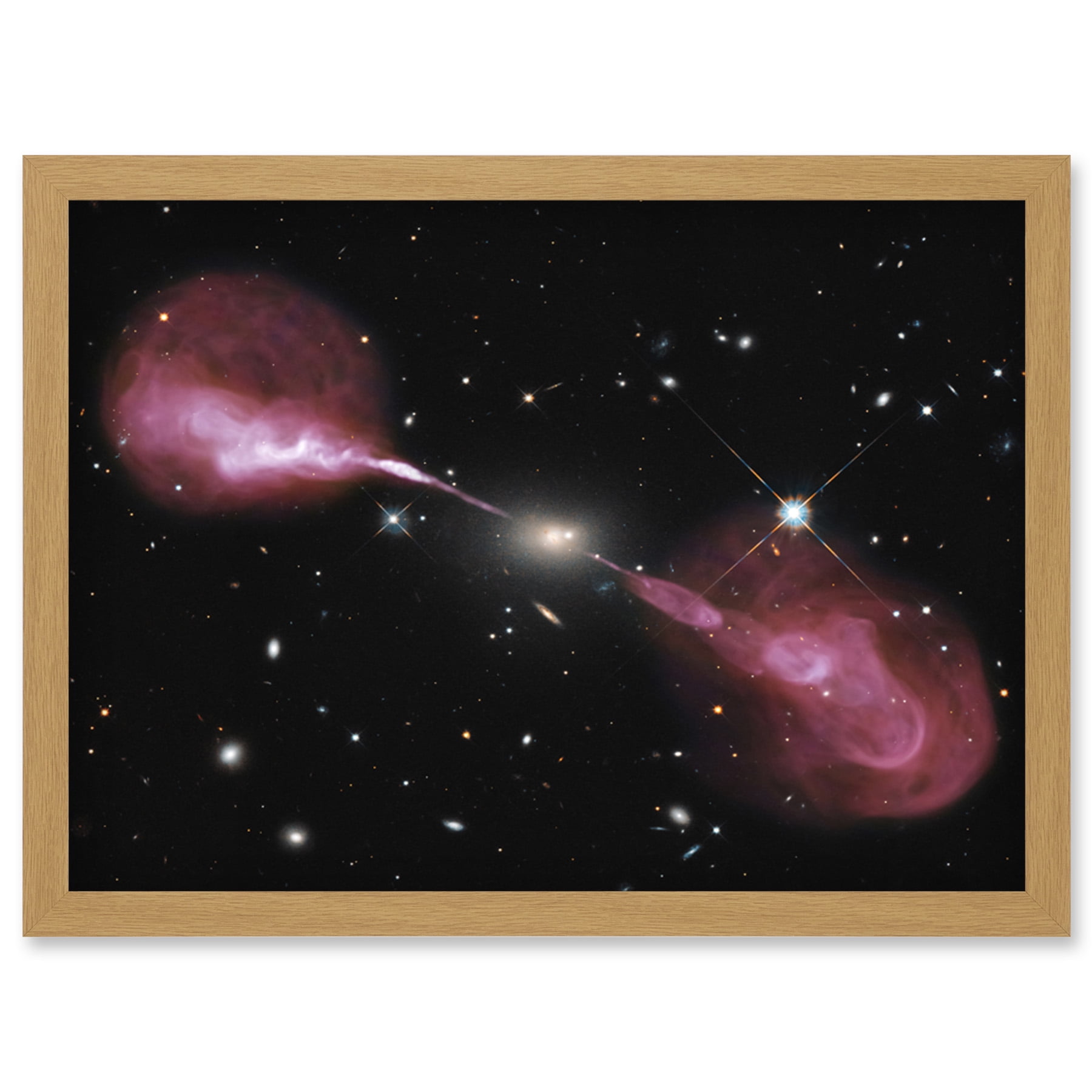 Hubble Space Telescope Image Multiwavelength Radio Galaxy Hercules Jets ...