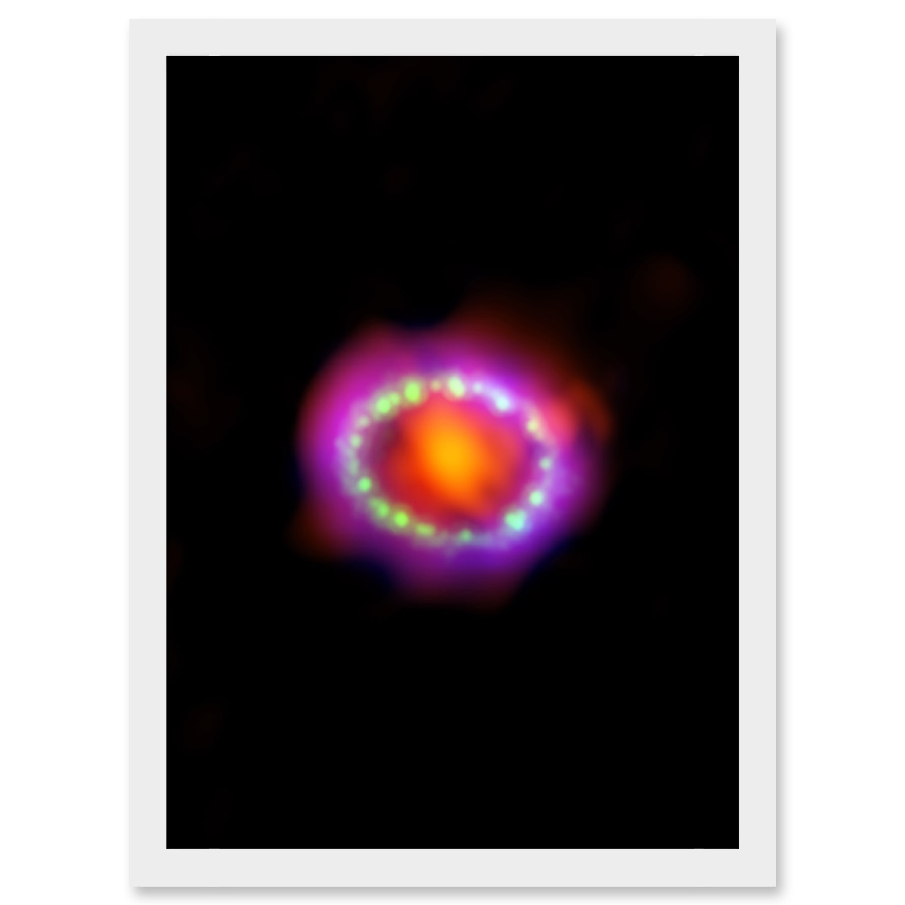 Hubble Space Telescope Image Multiwavelength View Of Supernova 1987A ...