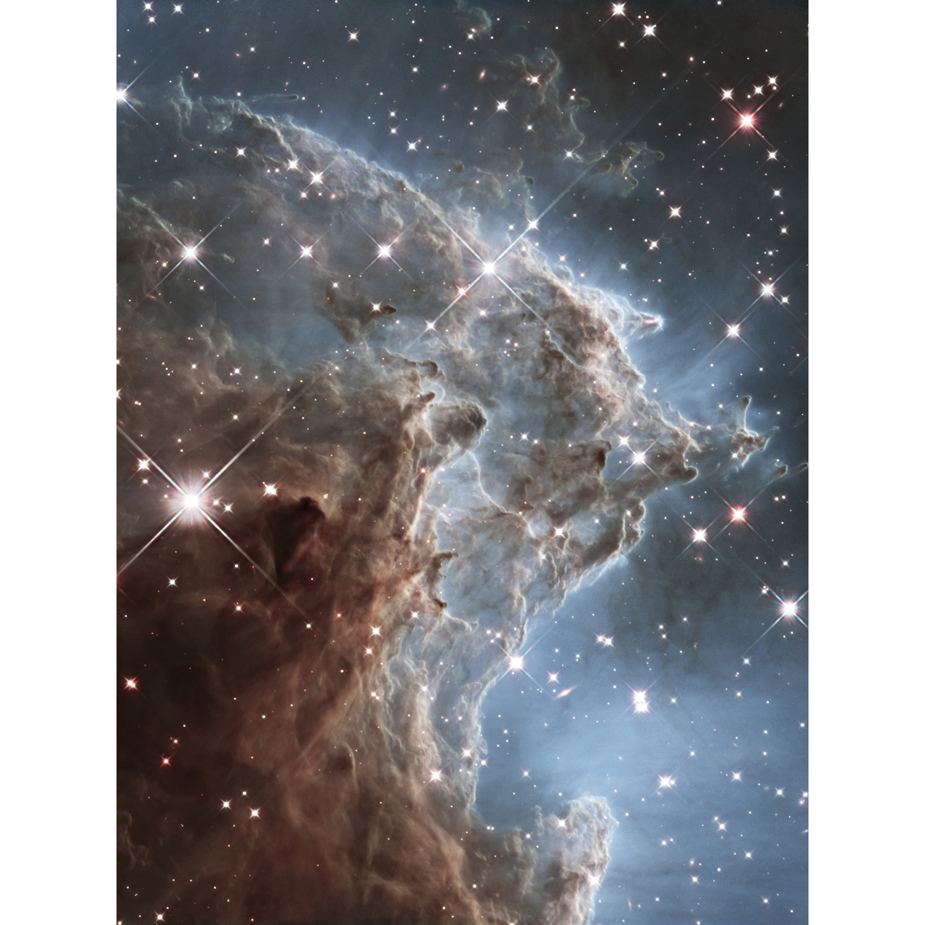 Hubble Space Telescope Image NGC 2174 Infrared Light Portrait Starbirth ...