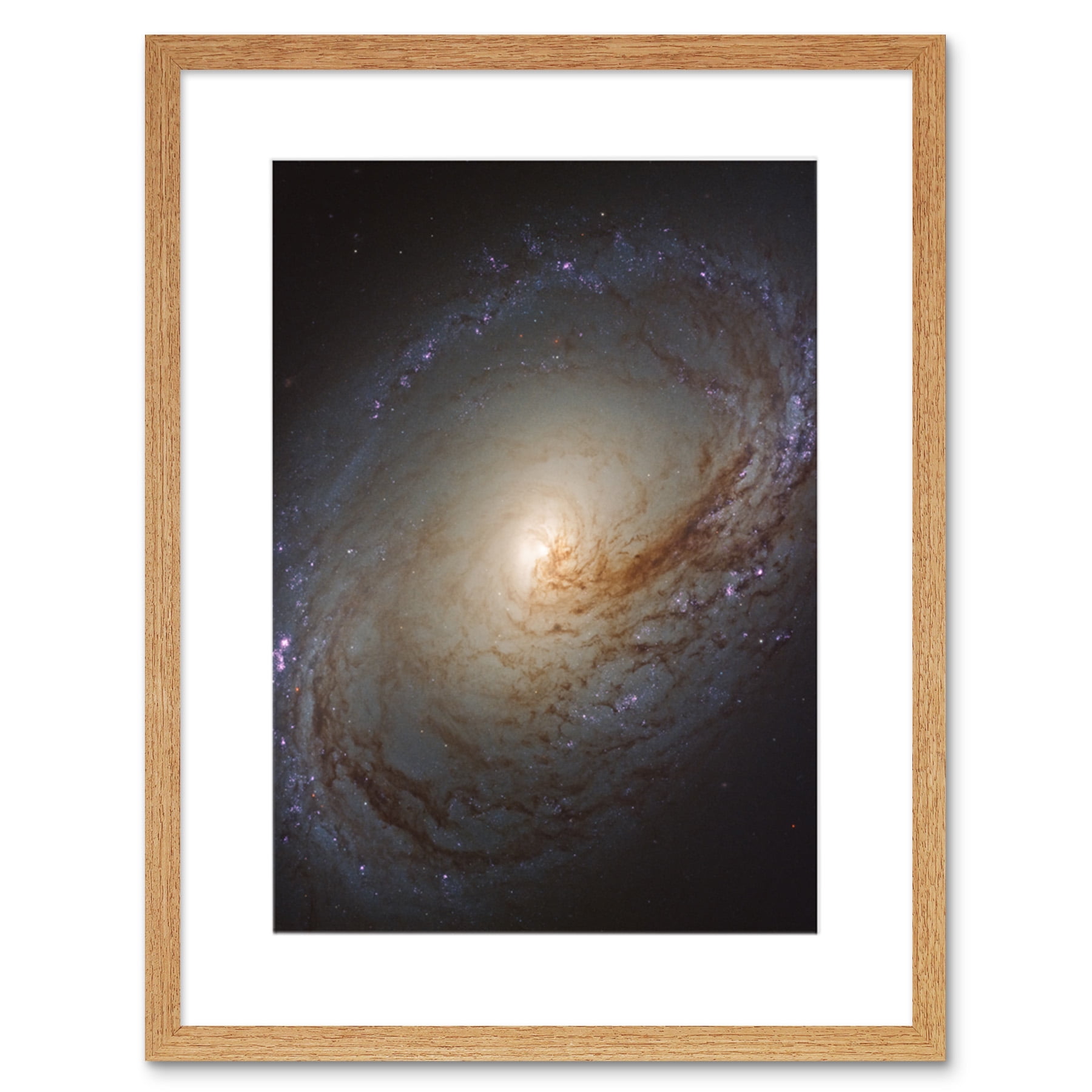 Hubble Space Telescope Image NGC 3368 Orange Blue Galaxy Also Known As ...
