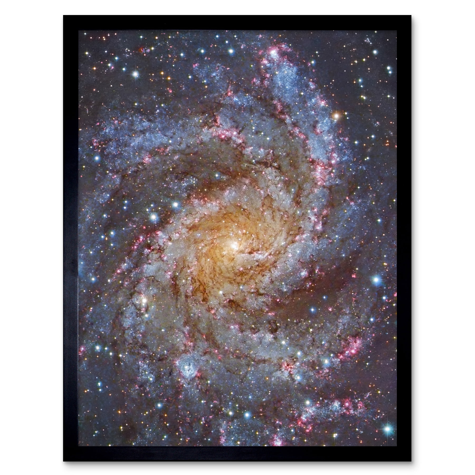Hubble Space Telescope Image NGC 6946 Supernova Fireworks Galaxy Subaru ...