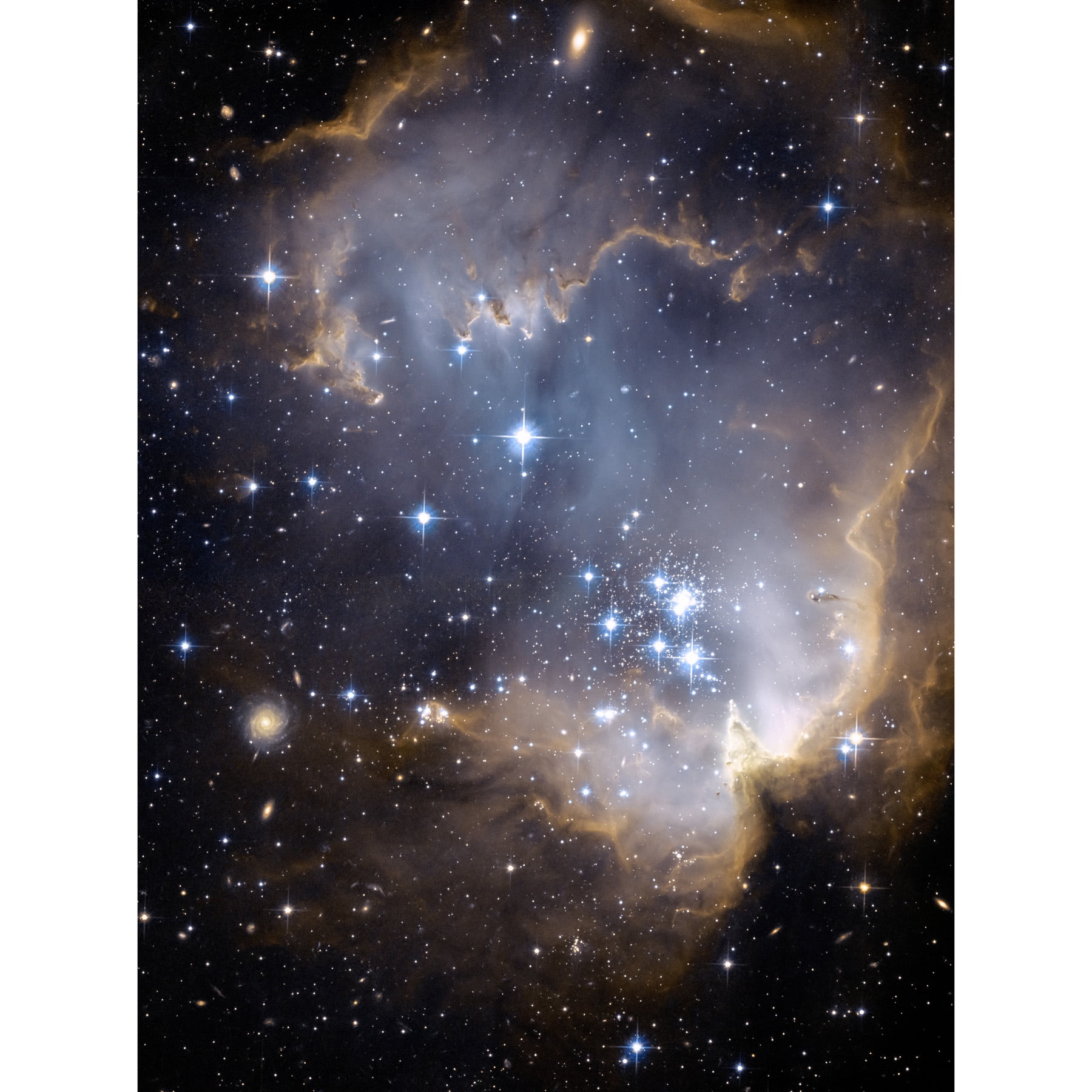 Hubble Space Telescope Image Observations Infant Stars Small Magellanic ...