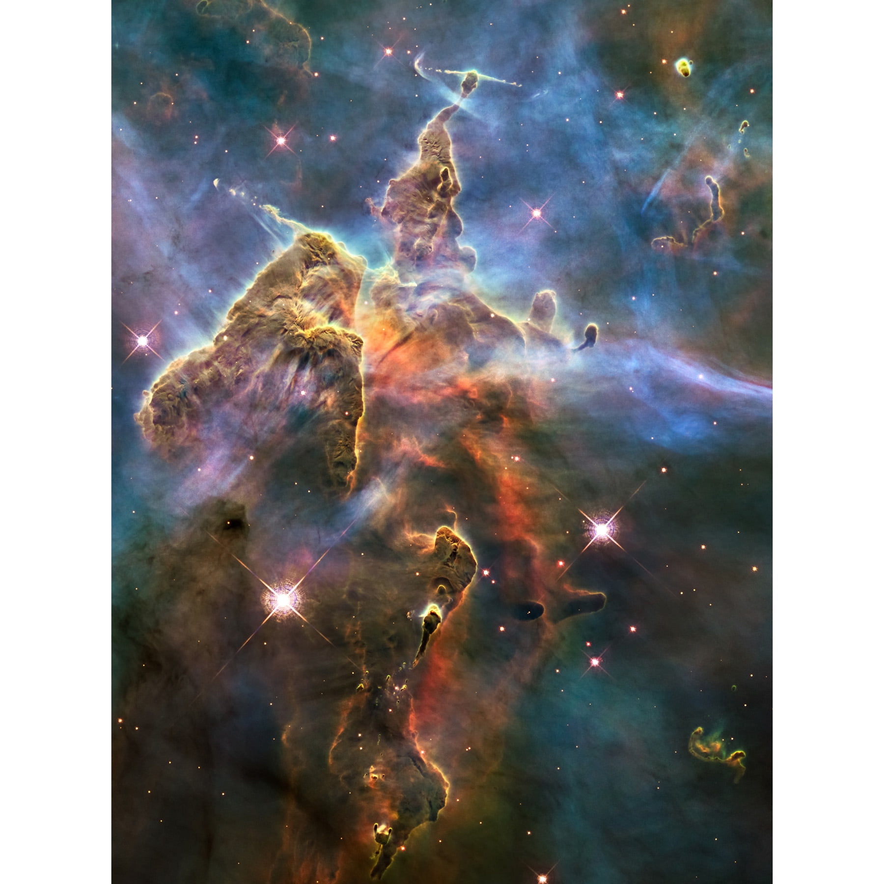 Hubble Space Telescope Image Pillar And Jets HH 901/902 Colourful ...