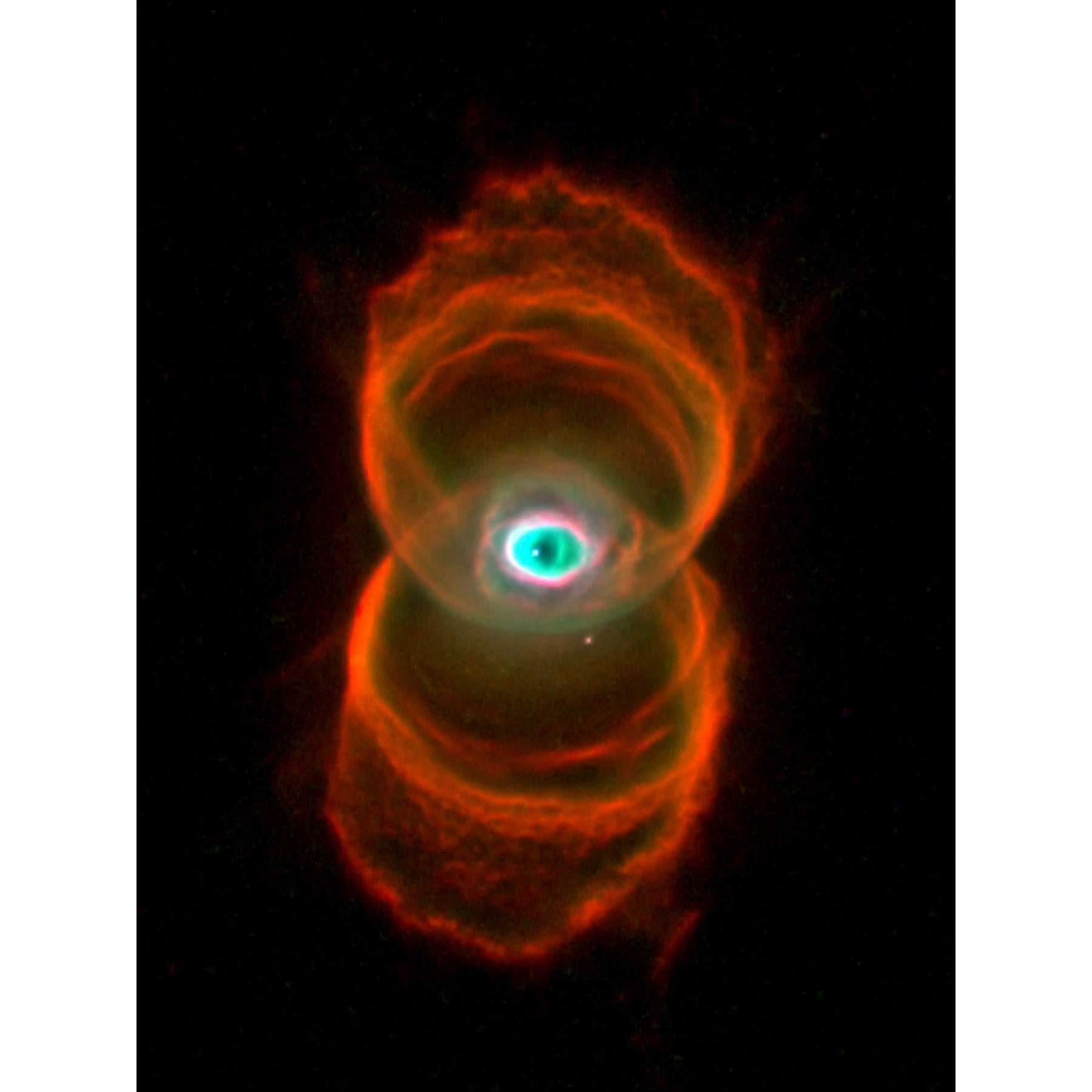 Hubble Space Telescope Image Planetary Nebula Mycn18 Hourglass Pattern ...