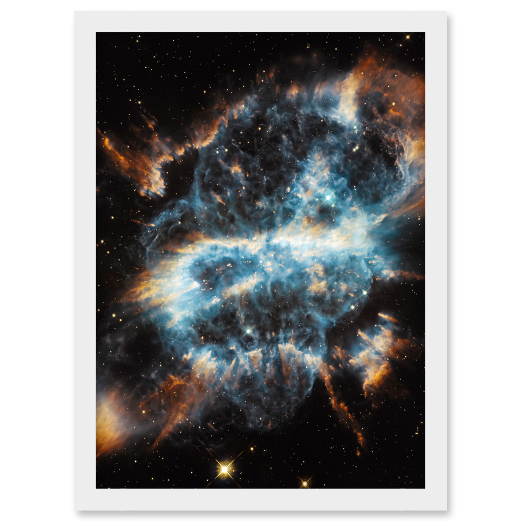 Hubble Space Telescope Image Planetary Nebula NGC 5189 Glowing Blue Gas ...