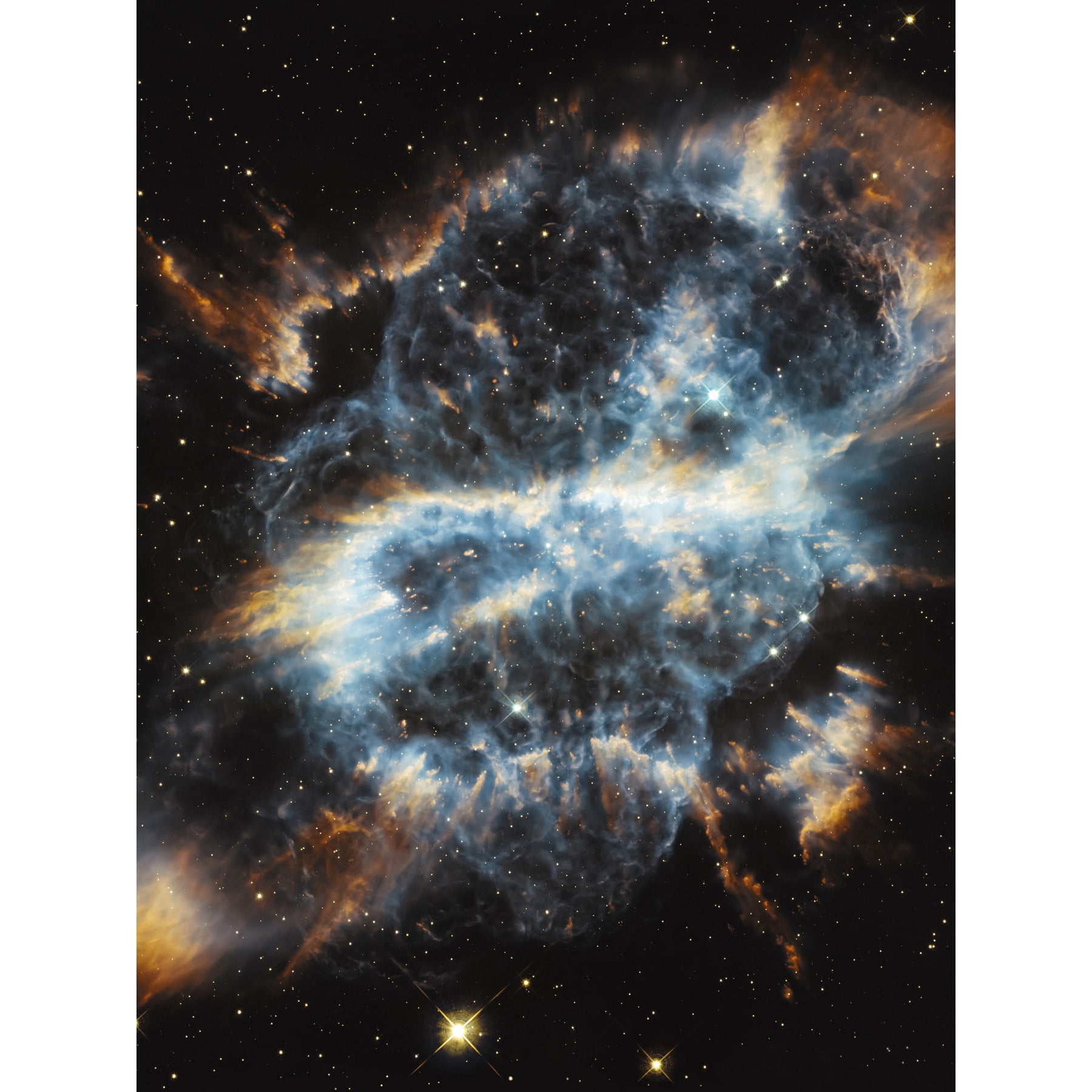Hubble Space Telescope Image Planetary Nebula NGC 5189 Glowing Blue Gas ...