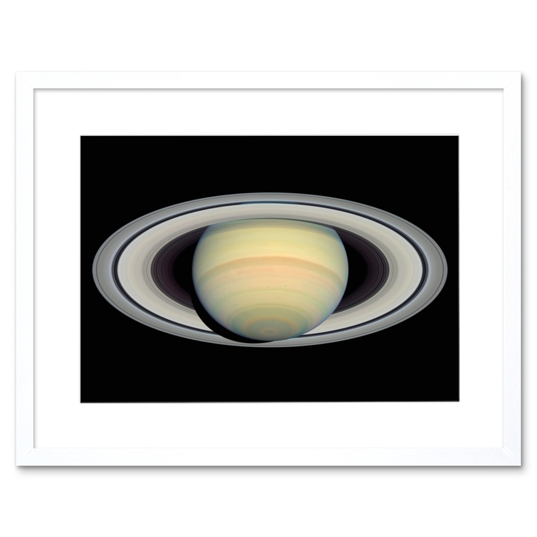 Hubble Space Telescope Image Saturn Prior To Cassini Probe's Arrival ...