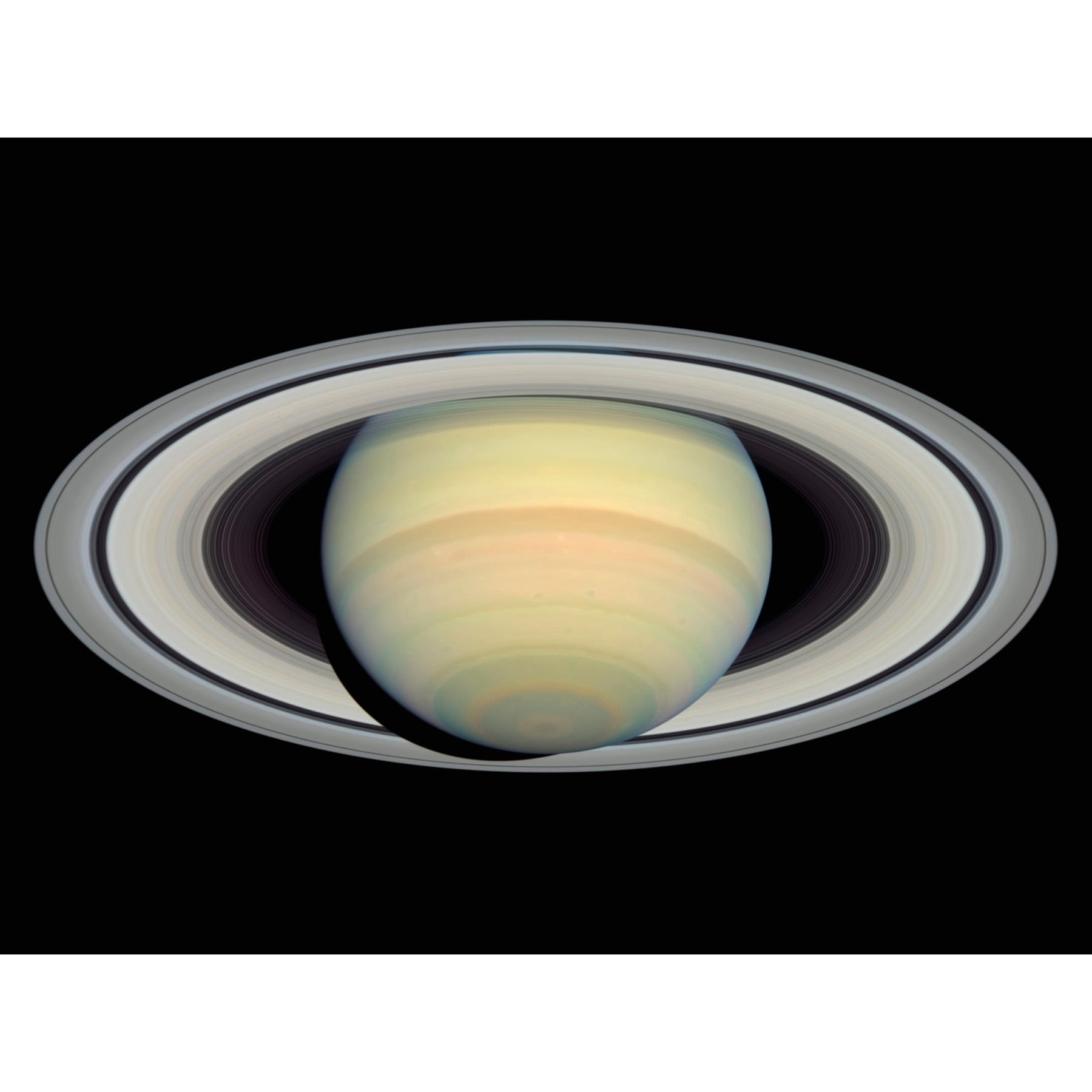 Hubble Space Telescope Image Saturn Prior To Cassini Probe's Arrival ...