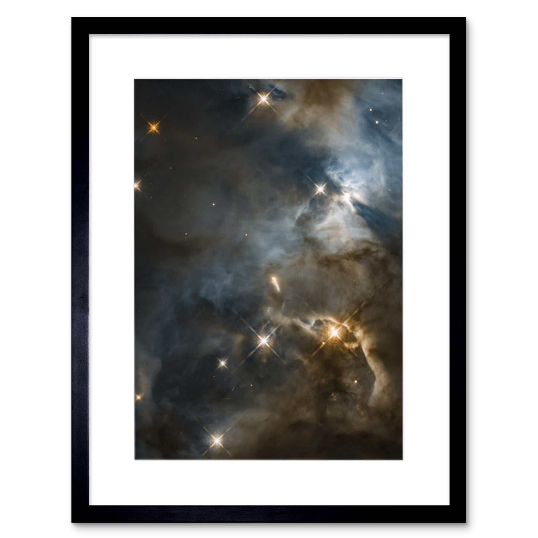 Hubble Space Telescope Image Serpens Nebula HBC 672 Orange Blue Stellar ...